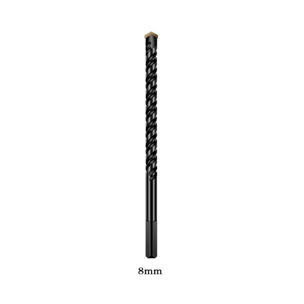 Triangle Drill Bits 150mm-200mm Length 6/8/10/12mm Diameter Black ...