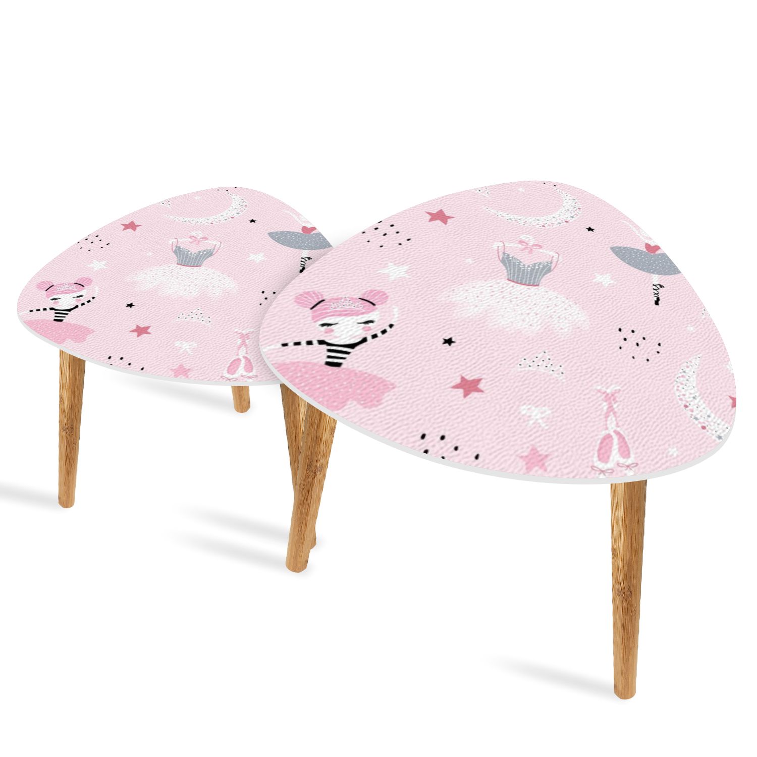 Triangle End Tables Set of 2 Childish seamless pattern cute hand drawn ...