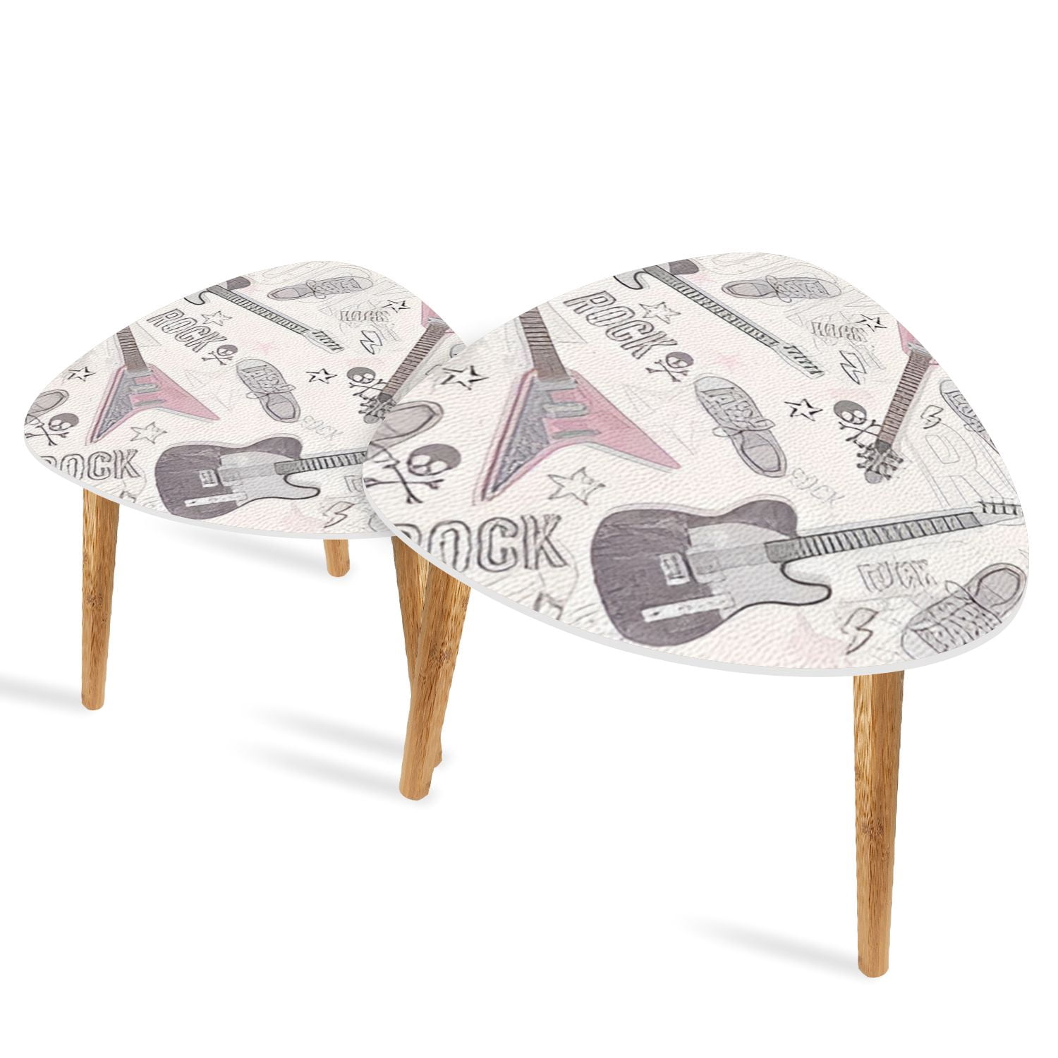 Triangle End Tables Set of 2 Cute grunge abstract pattern Seamless ...