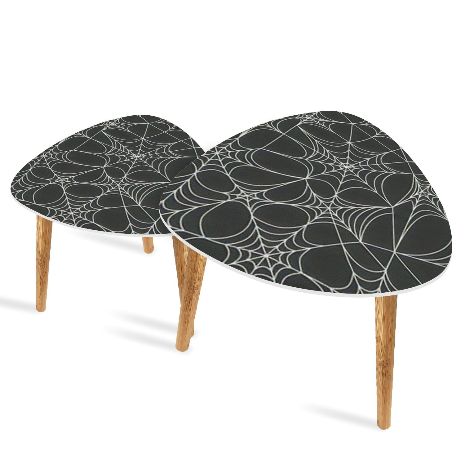 Triangle End Tables Set of 2 Hand drawn cute autumn seamless pattern ...