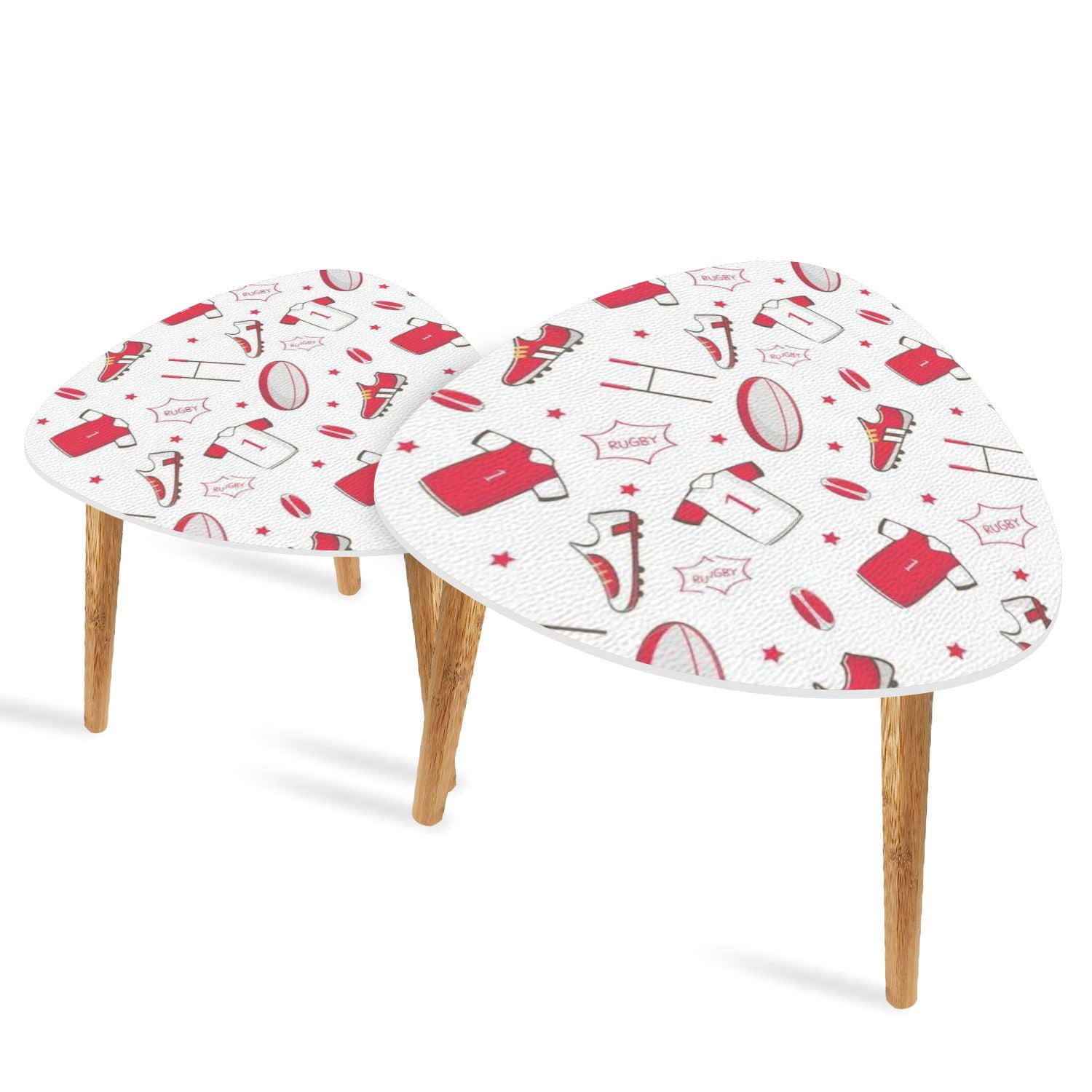 Triangle End Tables Set of 2 Hand drawn seamless pattern collection ...