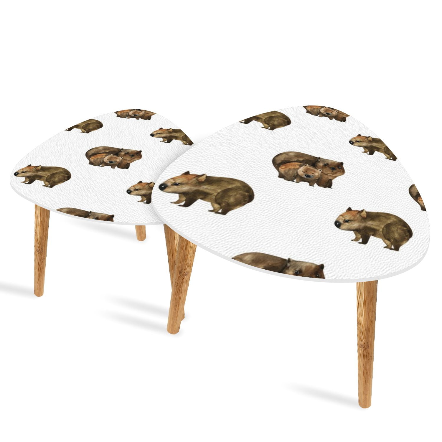 Triangle End Tables Set of 2 Seamless children s cute pattern ...