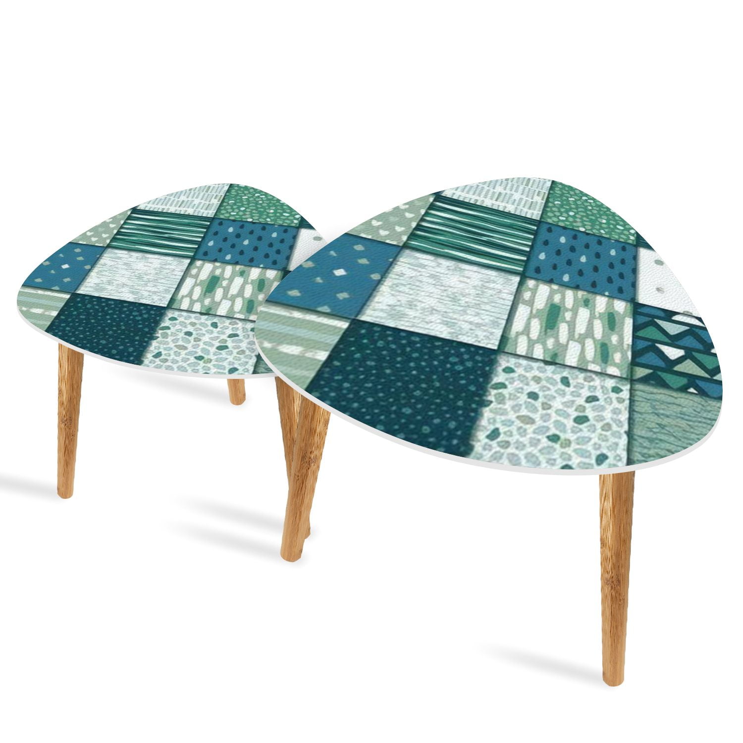 Triangle End Tables Set of 2 Set 16 seamless texture Drops points lines ...