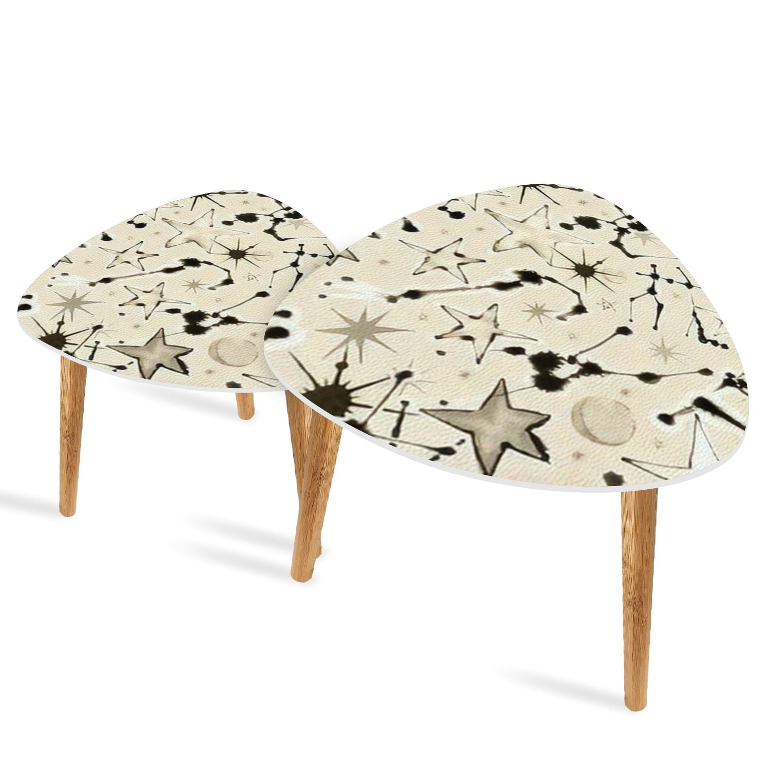 Triangle End Tables Set of 2 zodiac constellations Constellation ...