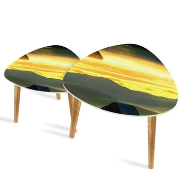 Kate and Laurel Bellport Tiered Round Coffee Table, 29 x 29 x 21, White ...