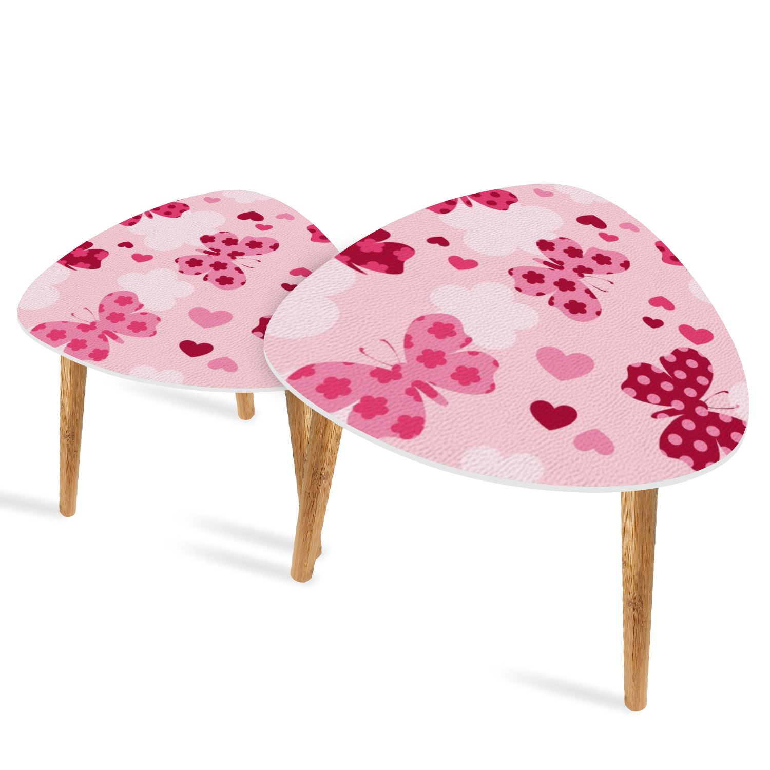 Triangle End Tables Set of 2 Seamless pattern Cute seamless Small ...