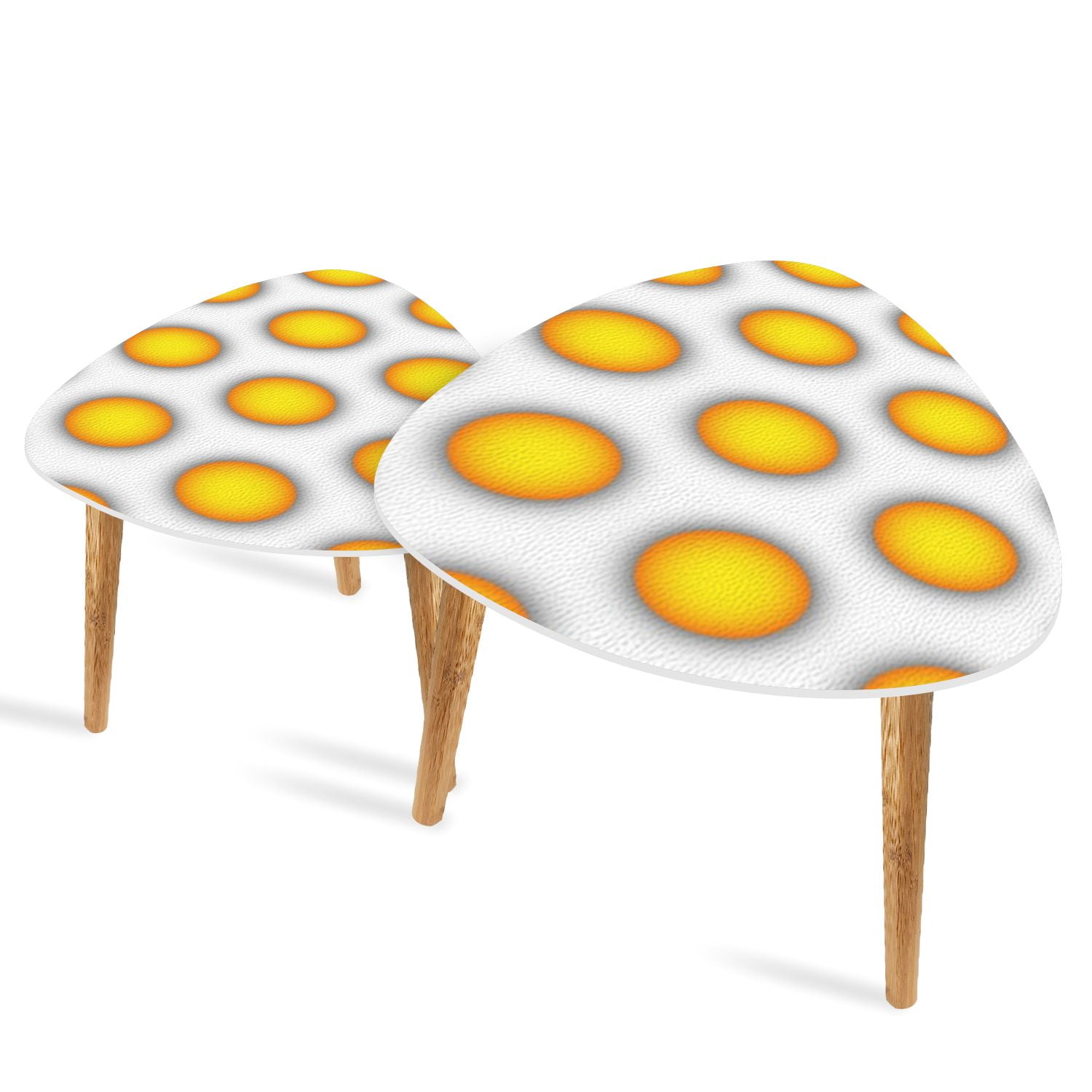 Triangle End Tables Set of 2 Sun Seamless Pattern Glowing Sun Pattern ...