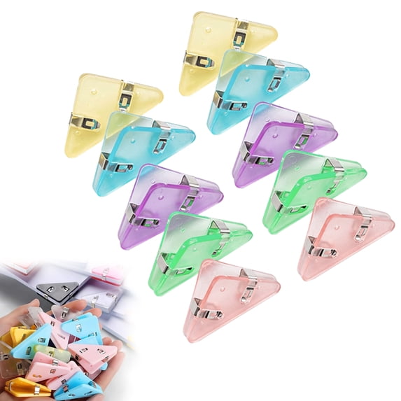 Triangle File Corner Data Clip,Triangular Book Page Corner Clip ...