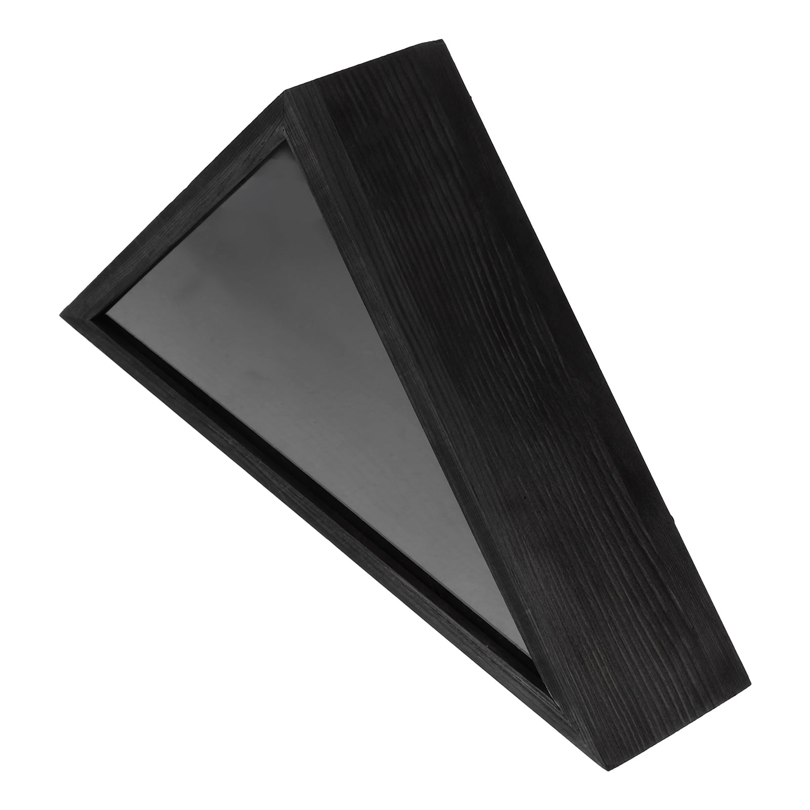 Triangle Flag Case Wood Flag Holder Wood Flag Container Wood Flag Case ...