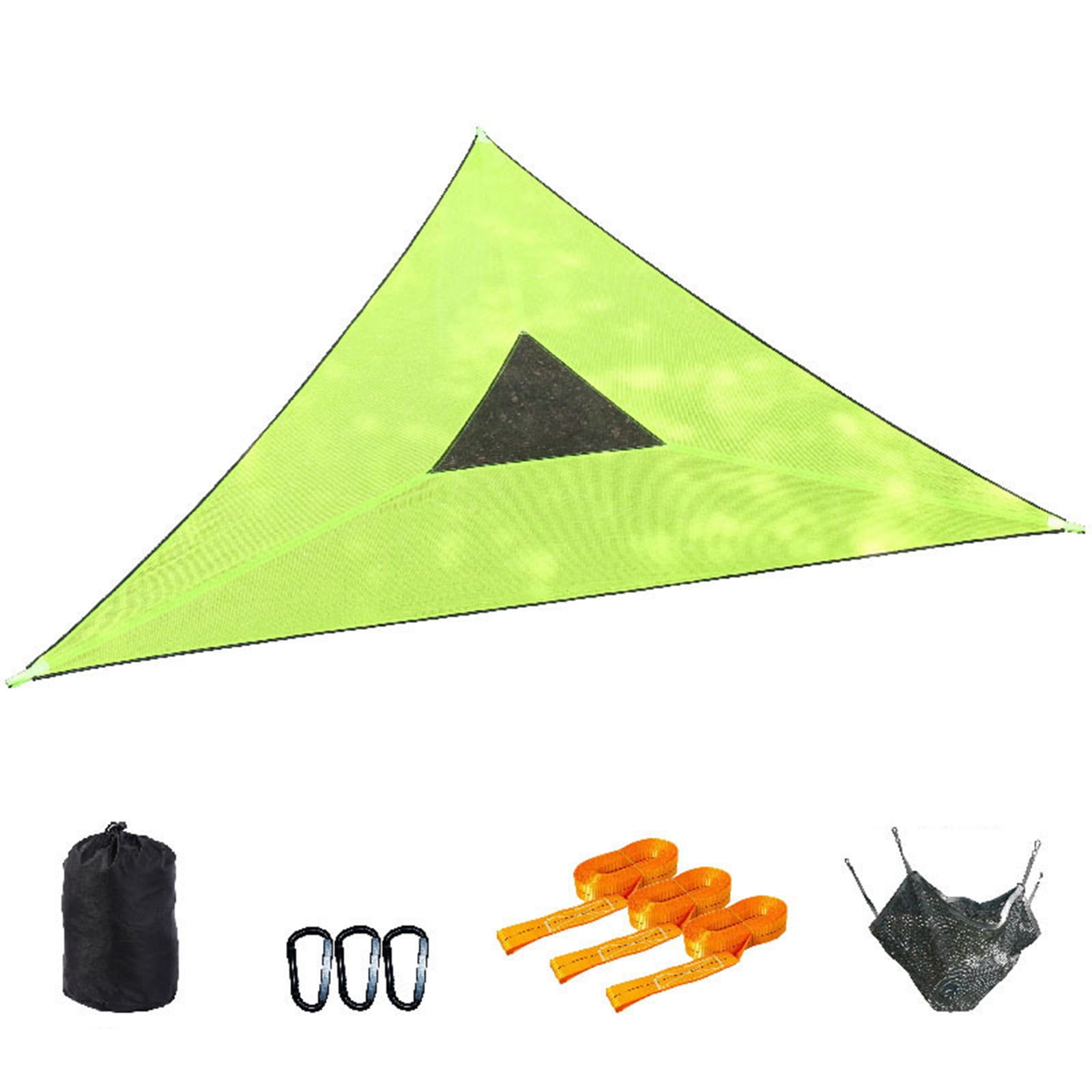 Triangle Hammock 13Ft Multi Person 3 Point Tree Hammock,Max 600LBs ...