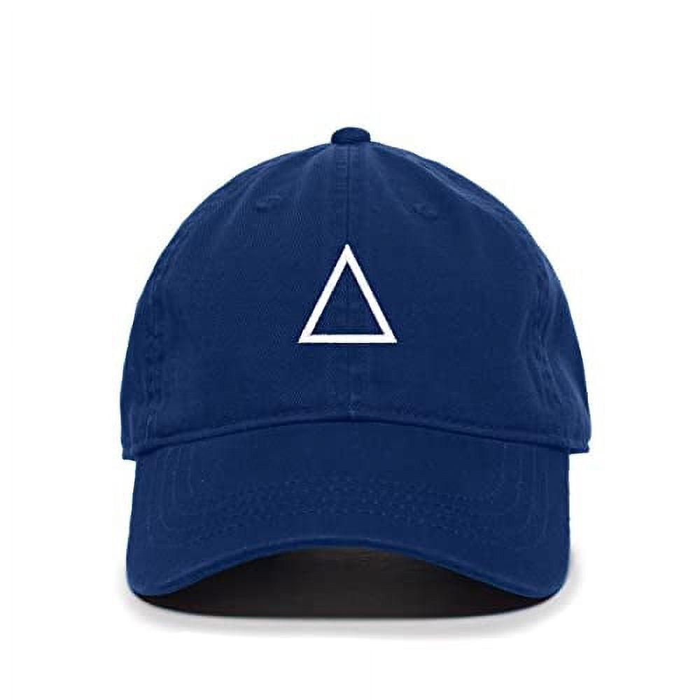 Triangle Korean Letter J Baseball Cap Embroidered Cotton Adjustable Dad ...