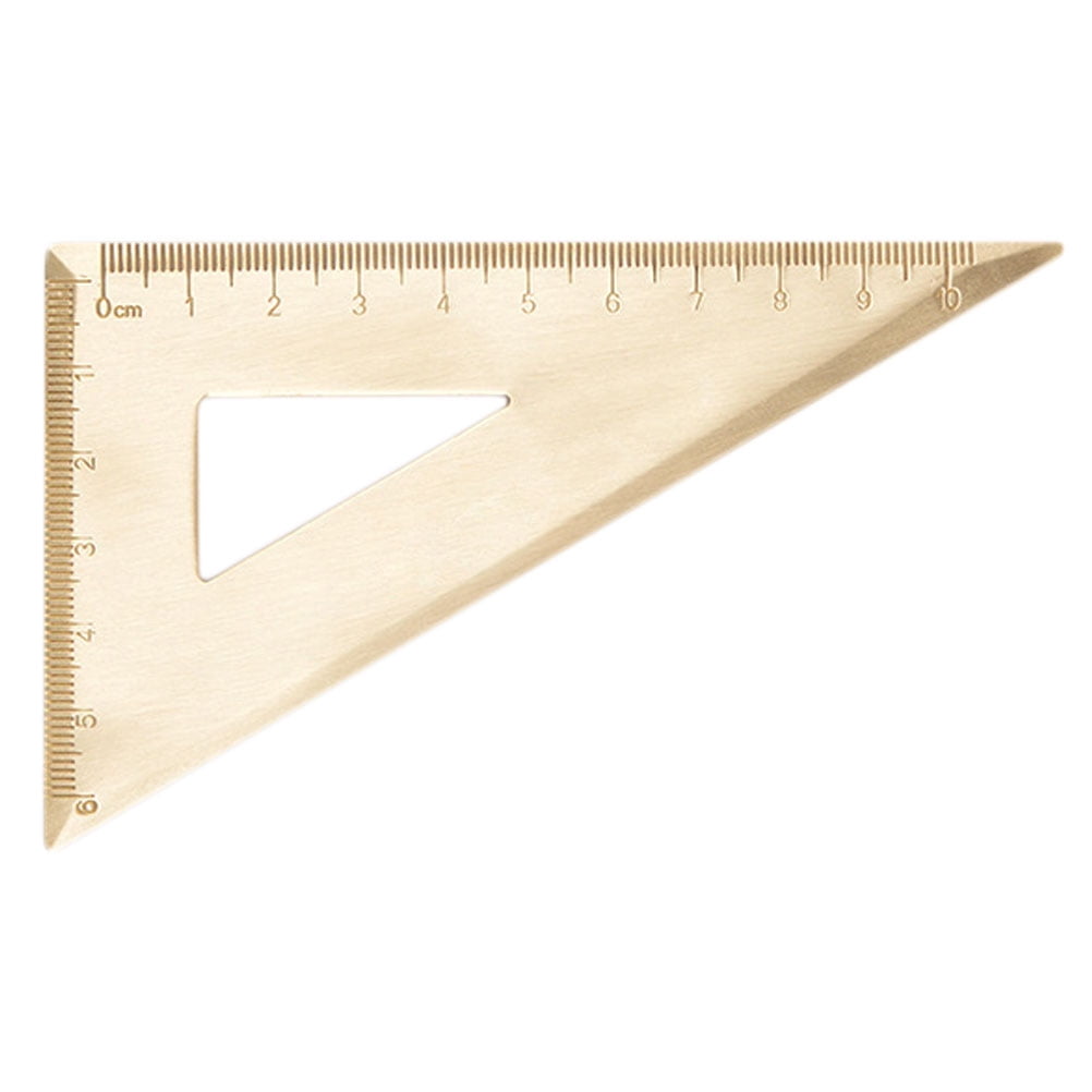 Triangle Metric Ruler Small Size Ruler Sew Straight Ruler Protractor ...