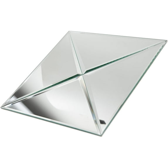 Triangle Mirror Tile for Kitchen and Bathroom, 3D Mosaic Tile 12x12 ...