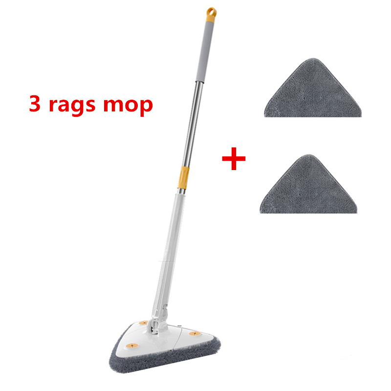 Triangle Mop ° Rotatable Twist Squeeze Wringing Adjustable Water ...