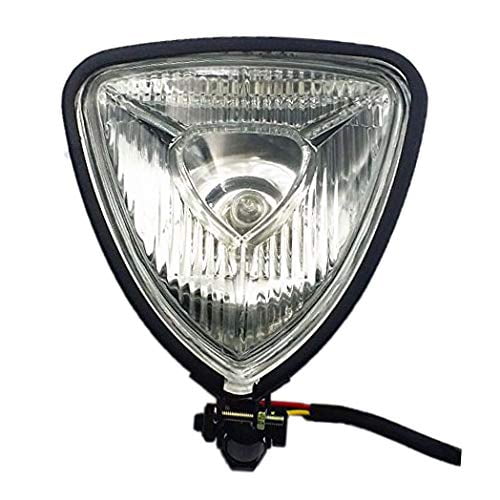 Triangle Motorcycle Headlight Head Light Lamp for Harley Honda Kawasaki ...
