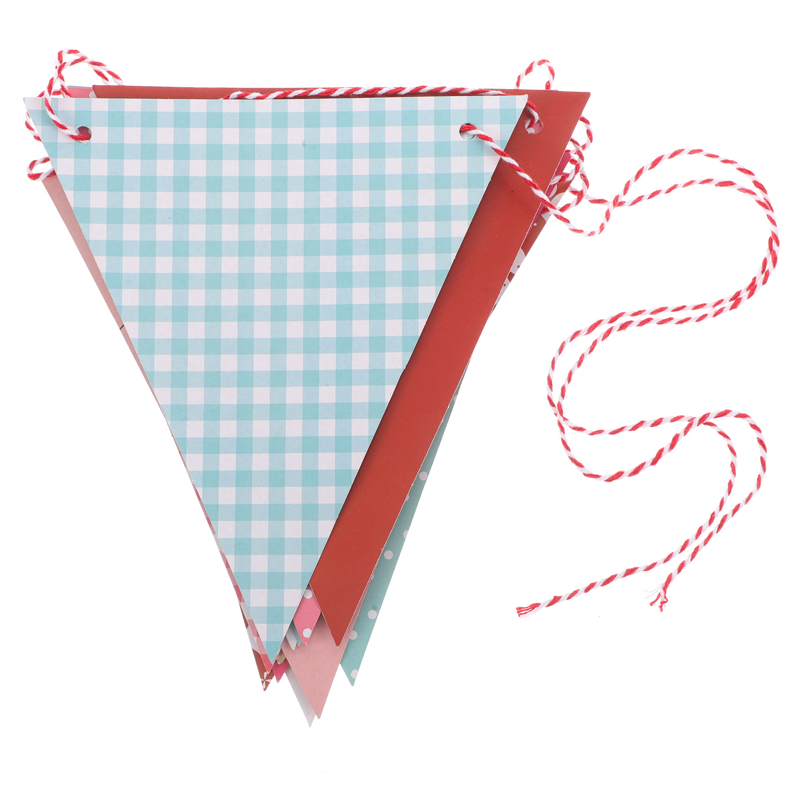 Triangle Paper Bunting Flags Garland Colorful Pennant Flags Banner Baby ...