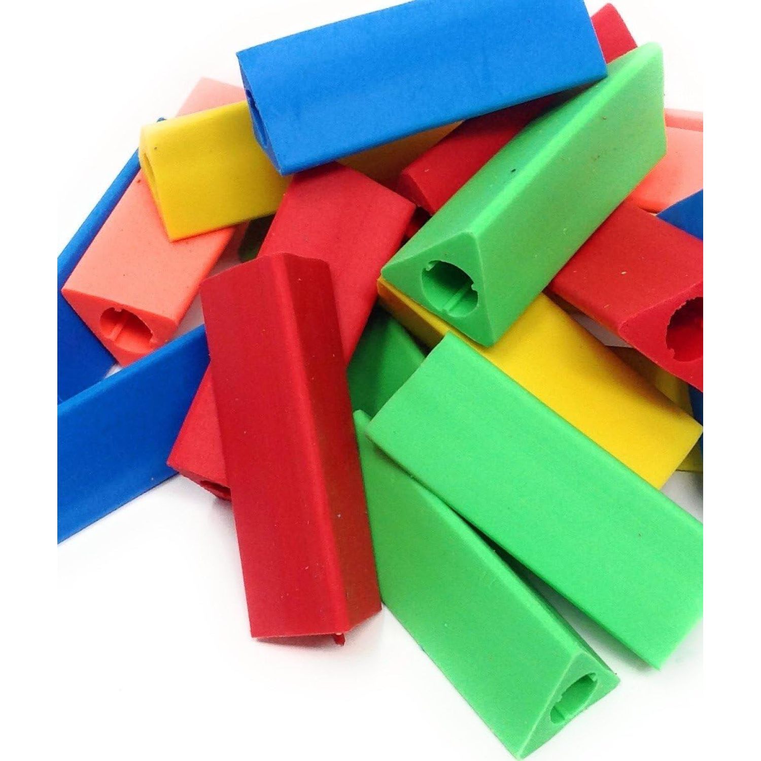 Triangle Pencil Grip, Assorted Colors (18 Grips) - Walmart.com