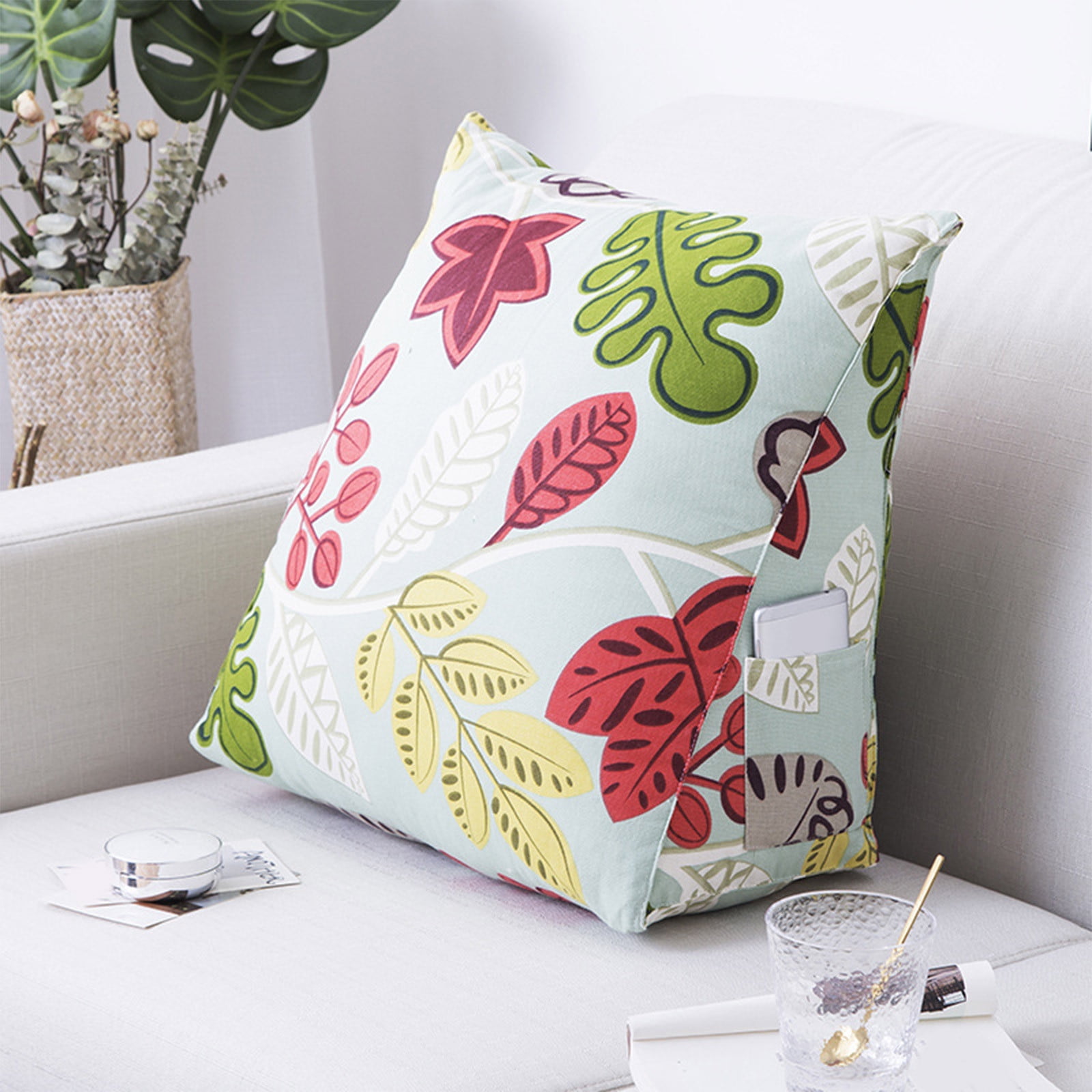 Triangle Pillow, Wedge Pillow, 17.72x8.66x17.72" Triangle Pillow ...