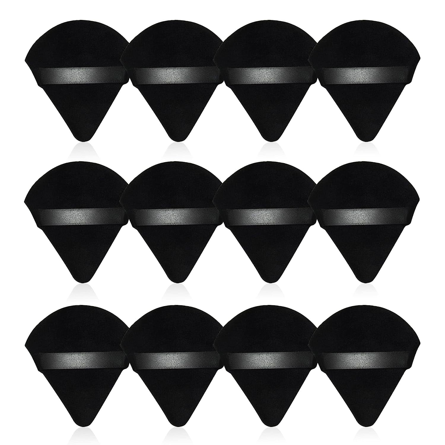 Triangle Powder Puff, 12 Pieces Soft Makeup Puff, Powder Puffs Made of ...