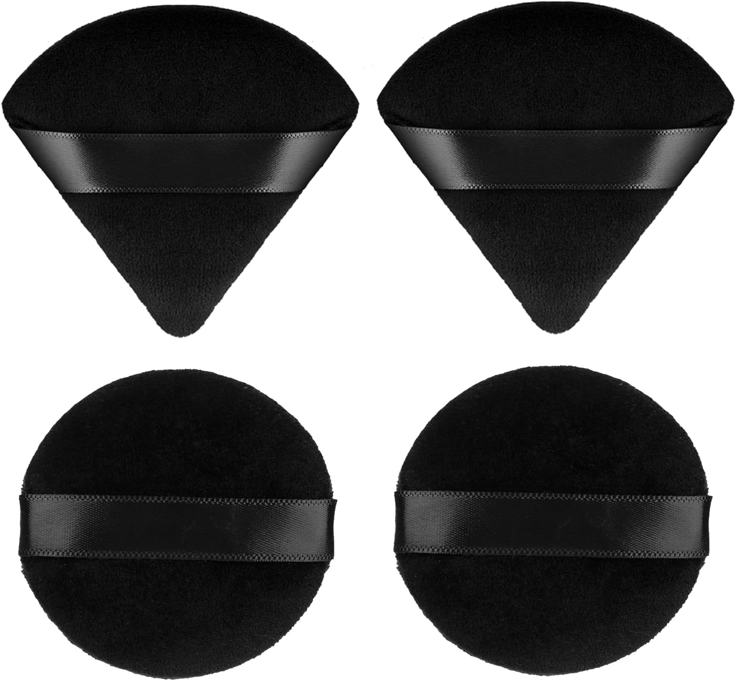 Triangle Powder Puff, Face Cosmetic Powder Puffs Velour Soft (triangle ...