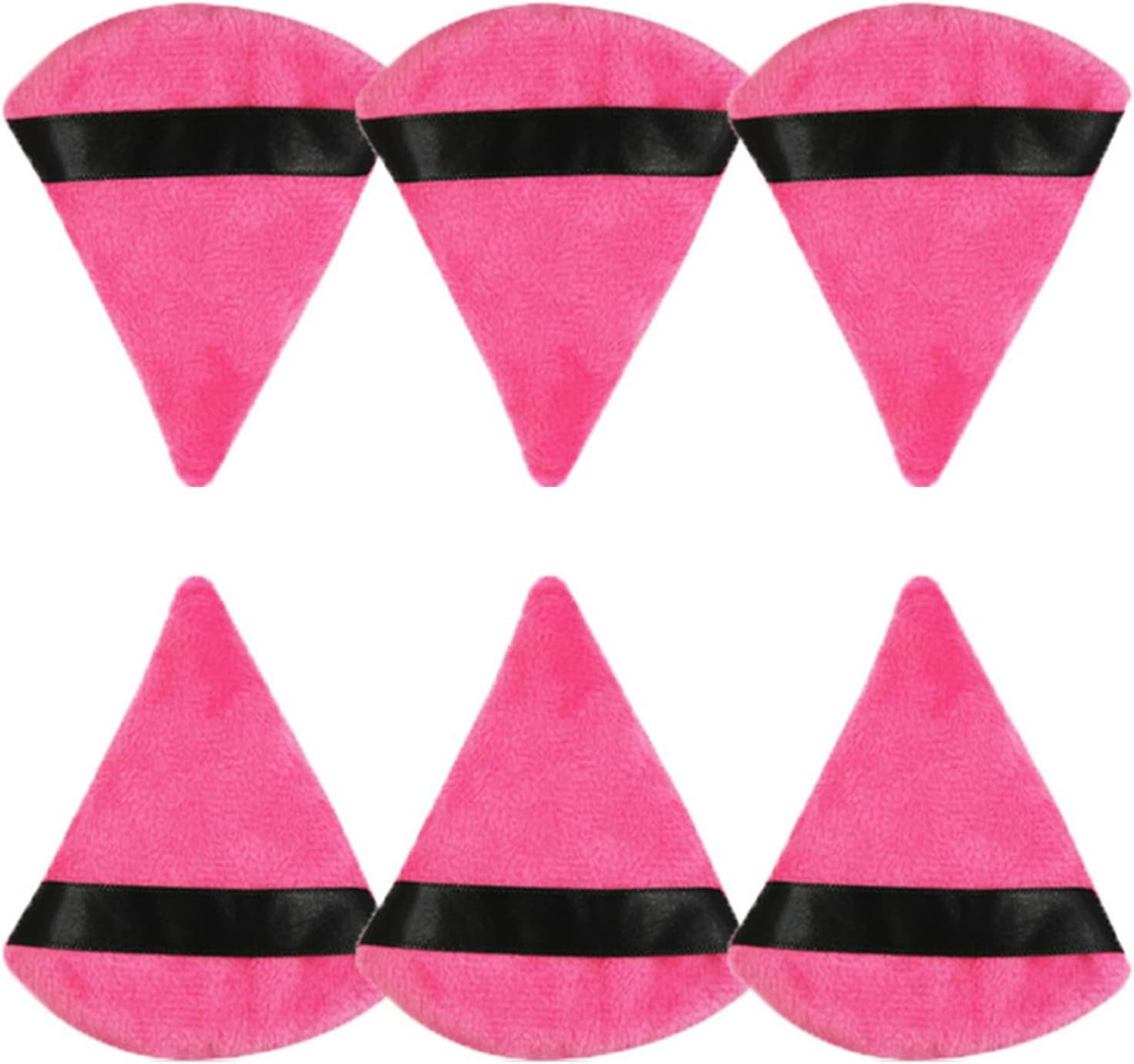 Triangle Powder Puff with Ribbon Dry Puff Makeup Tool 3pcs for ...