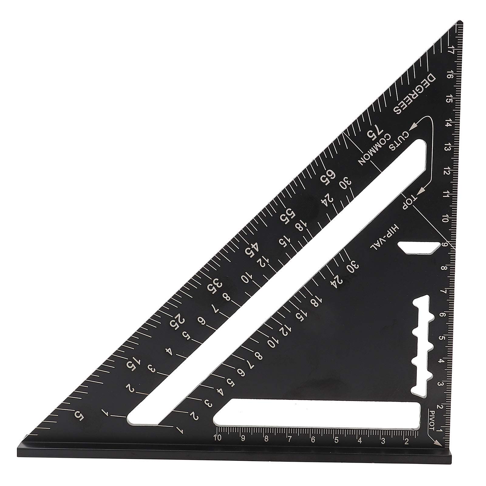 Triangle Ruler 7 Inch Metric,Aluminum Alloy Roofing Triangle Angle ...