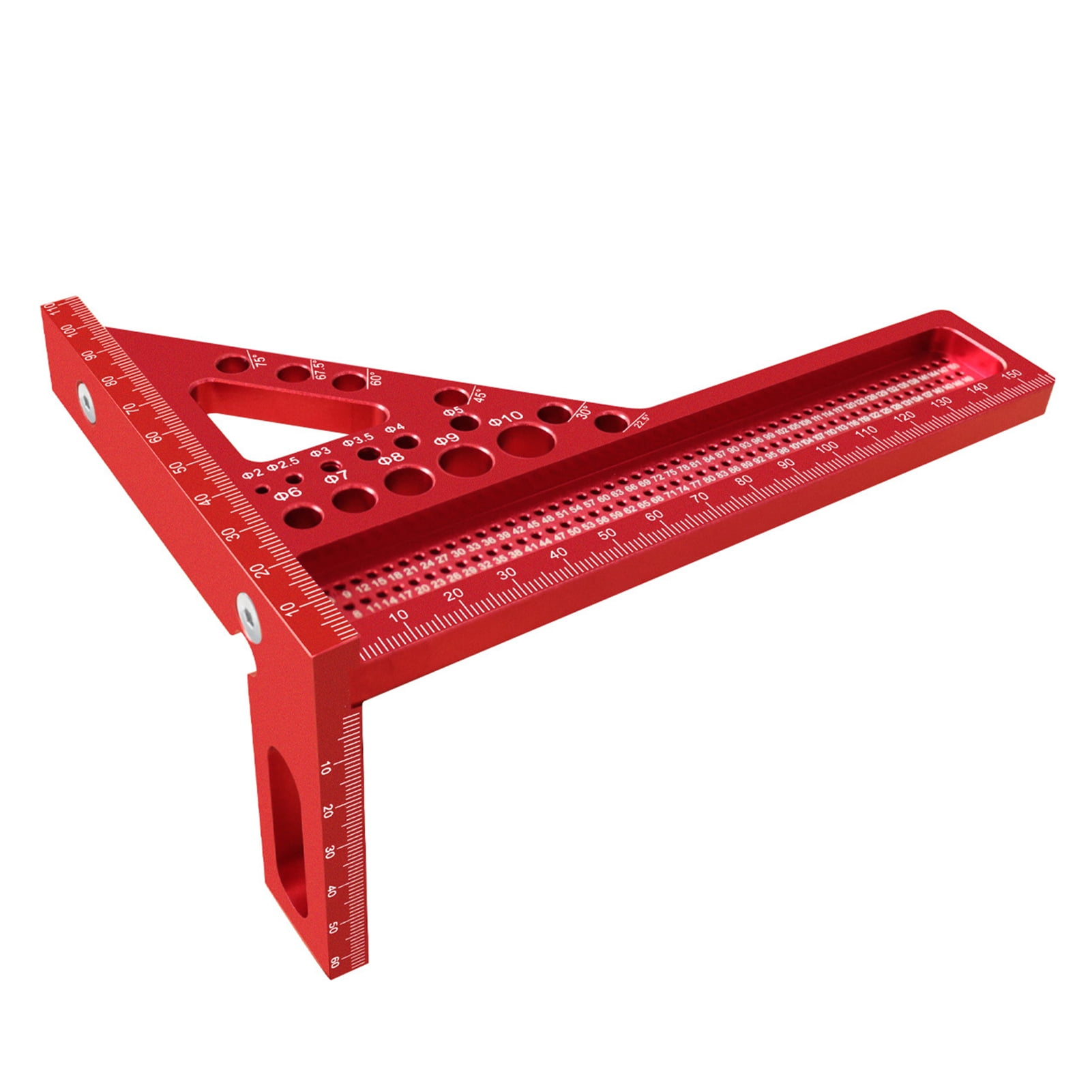 Triangle Ruler for Woodworking, Triangle Ruler 3D Aluminum Measuring ...