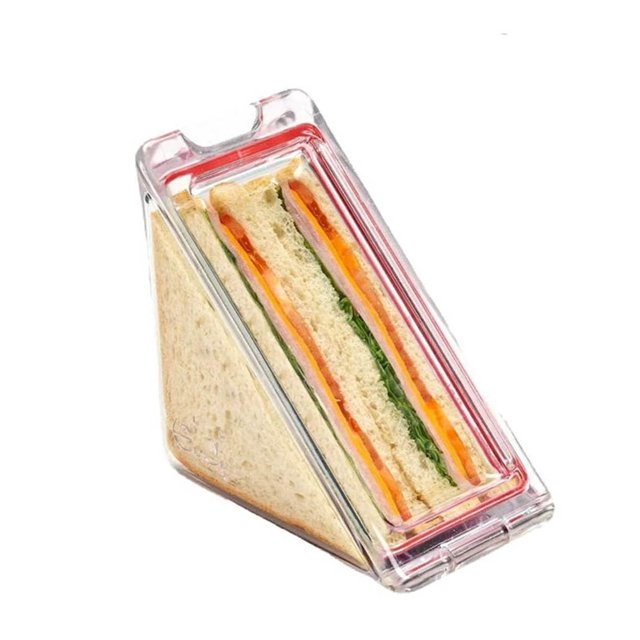 Triangle Sandwich Container Lunch Box Sandwich Container Reusable ...
