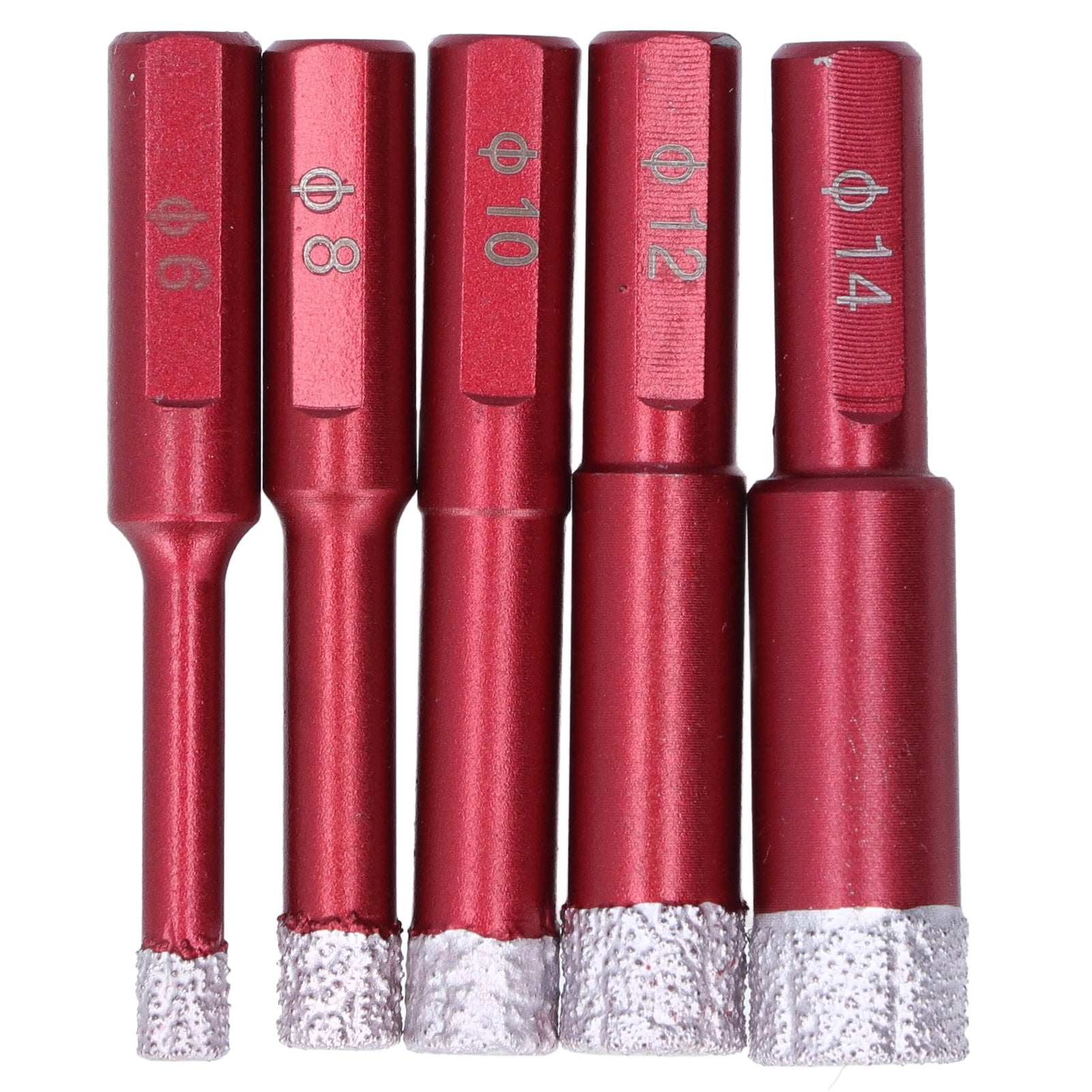 Triangle Shank Diamond Drill Bit Set for Wet/Dry Drilling - Walmart.com