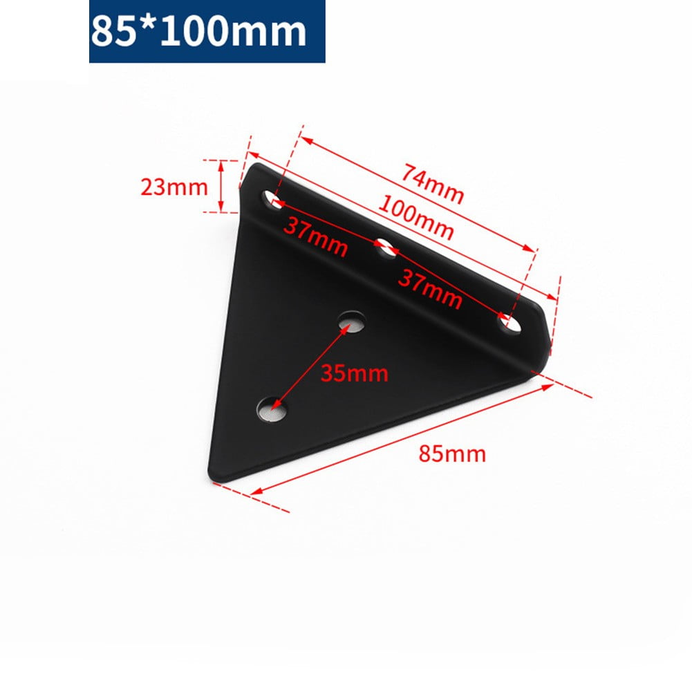 Triangle Shelf-Triangle Brackets None Wall Mounted White 1pcs Black ...