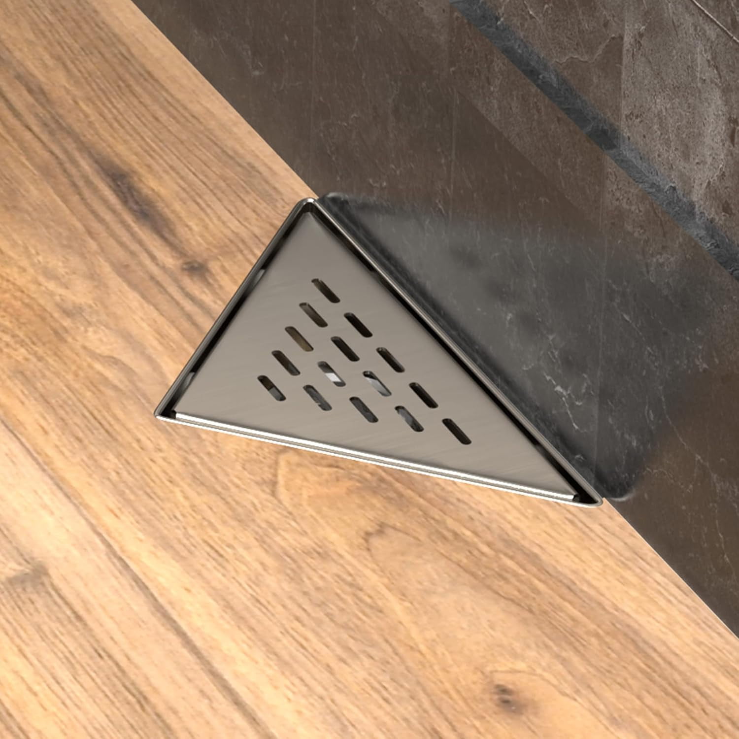 Triangle Shower Drain - Stainless Steel Triangular Shower Floor Drain ...