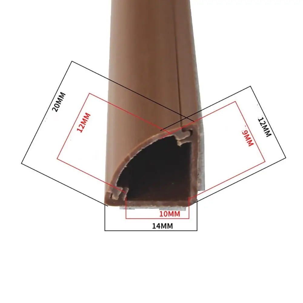 Triangle Slot Floor Cord Cover Extension Wiring Duct Protector Electric ...