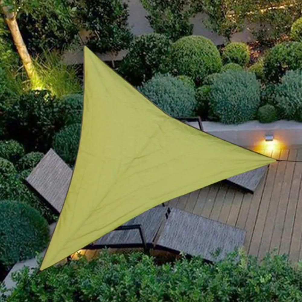 Triangle Sunshade Canopy for Courtyard Balcony Garden Deck Yard ...