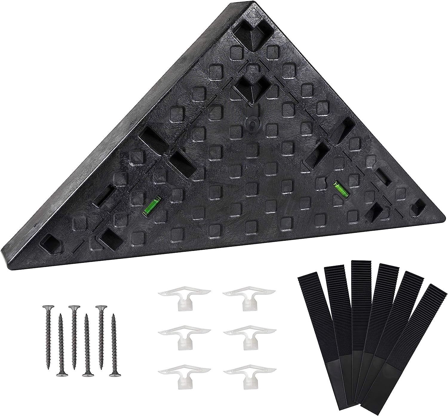 Triangle Tiled Shower Seat, Easy to Install Bench for Shower Stall, 30 ...