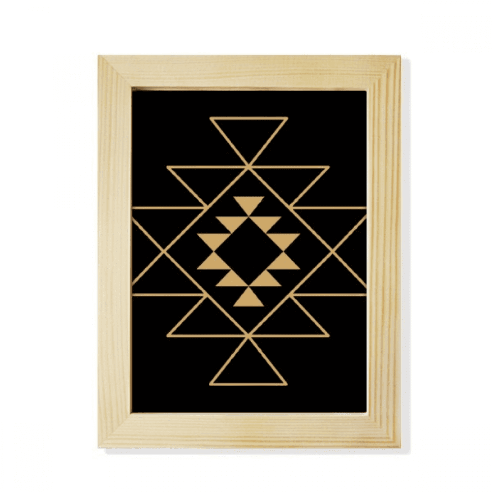 Triangle Totem Geometry Symbol Desktop Adorn Photo Frame Display Art ...