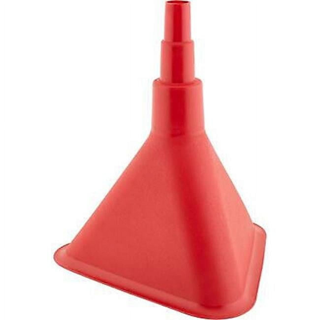 Triangle Utility Plastic Funnel, Red - Large - Walmart.com