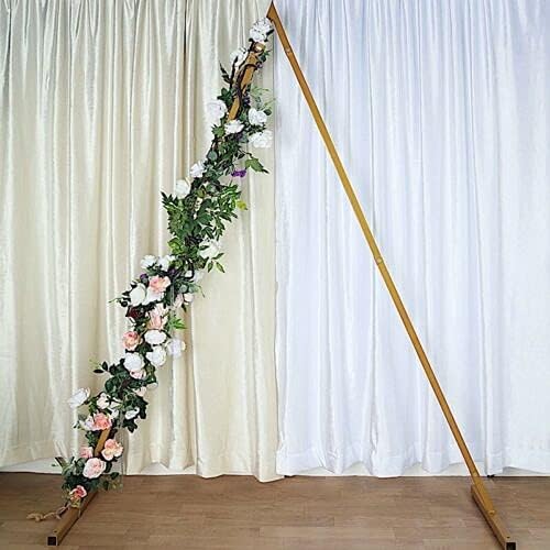 Triangle Wedding Arch Backdrop Stand Frame Metal Garden Flower Arbor ...