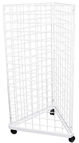 Triangle Wire Gridwall Panel Display Rack with Casters - Walmart.com