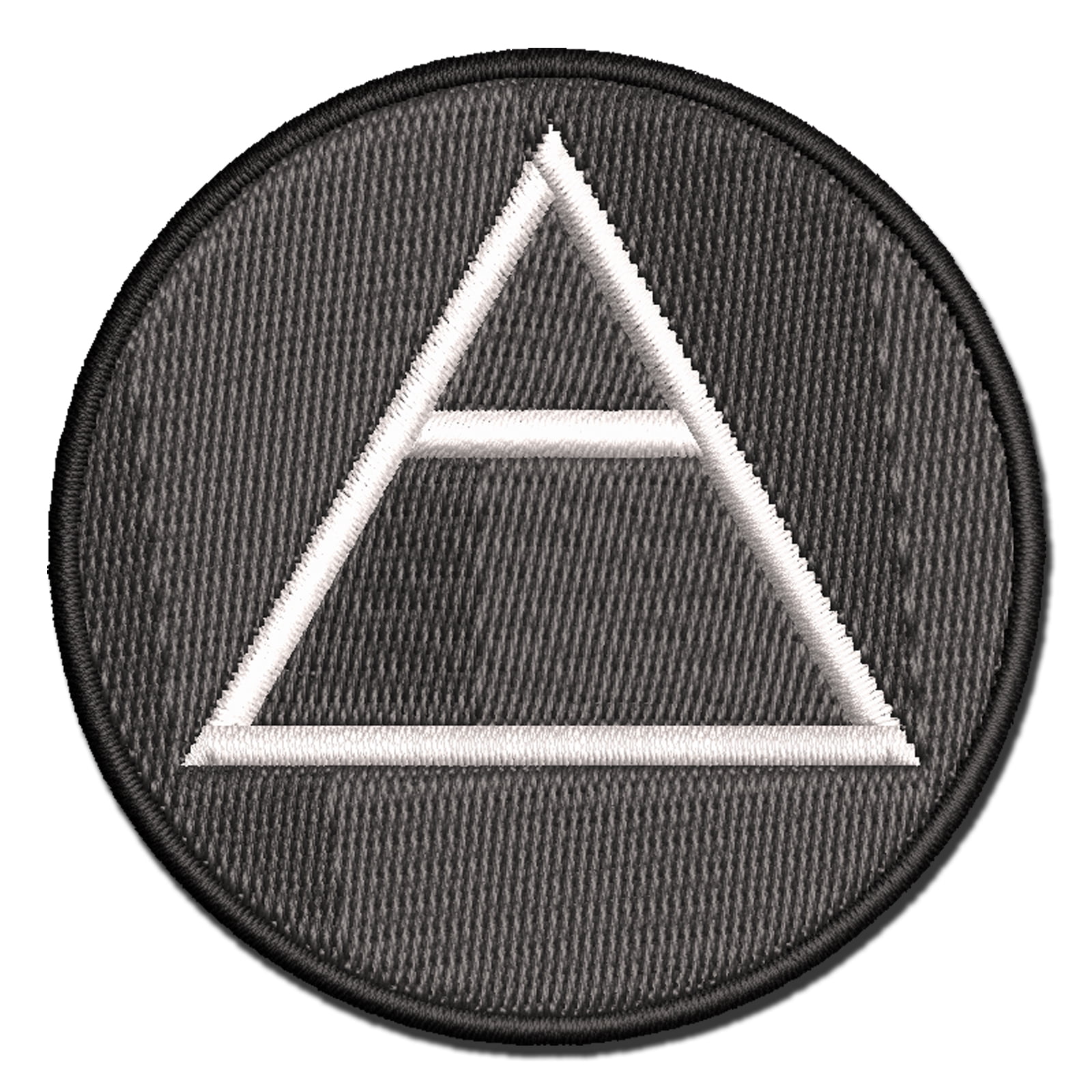 Triangle Witch Symbol Air Wicca Element Applique Multi-Color ...