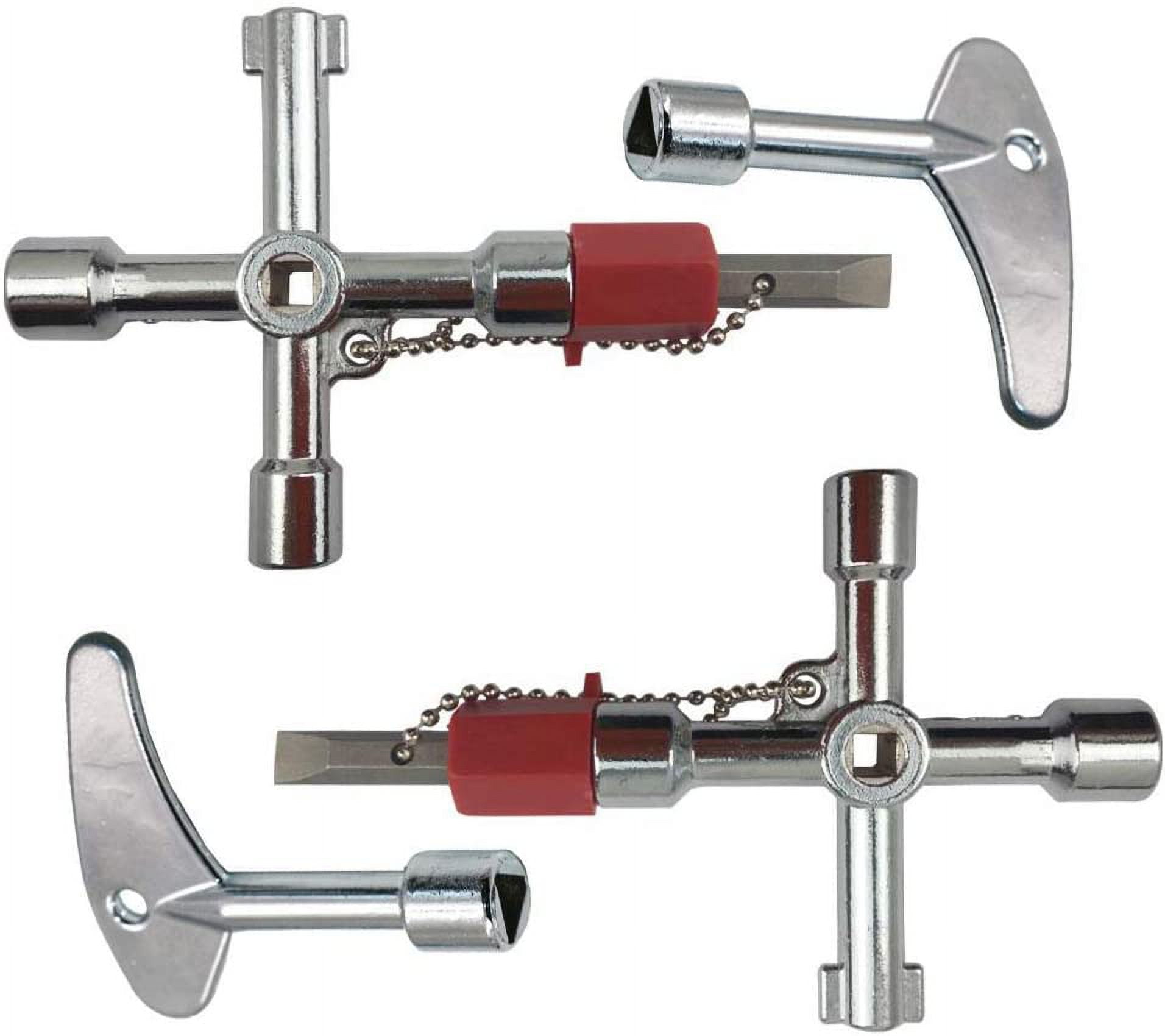 Triangle Wrench 2 Pieces, 2 Pieces 4 Way Socket Utility For Plumbers ...