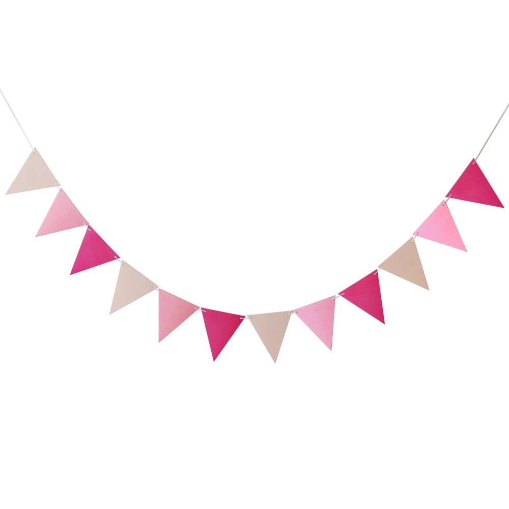 Triangle bunting flags for birthday party decorations, baby showers ...