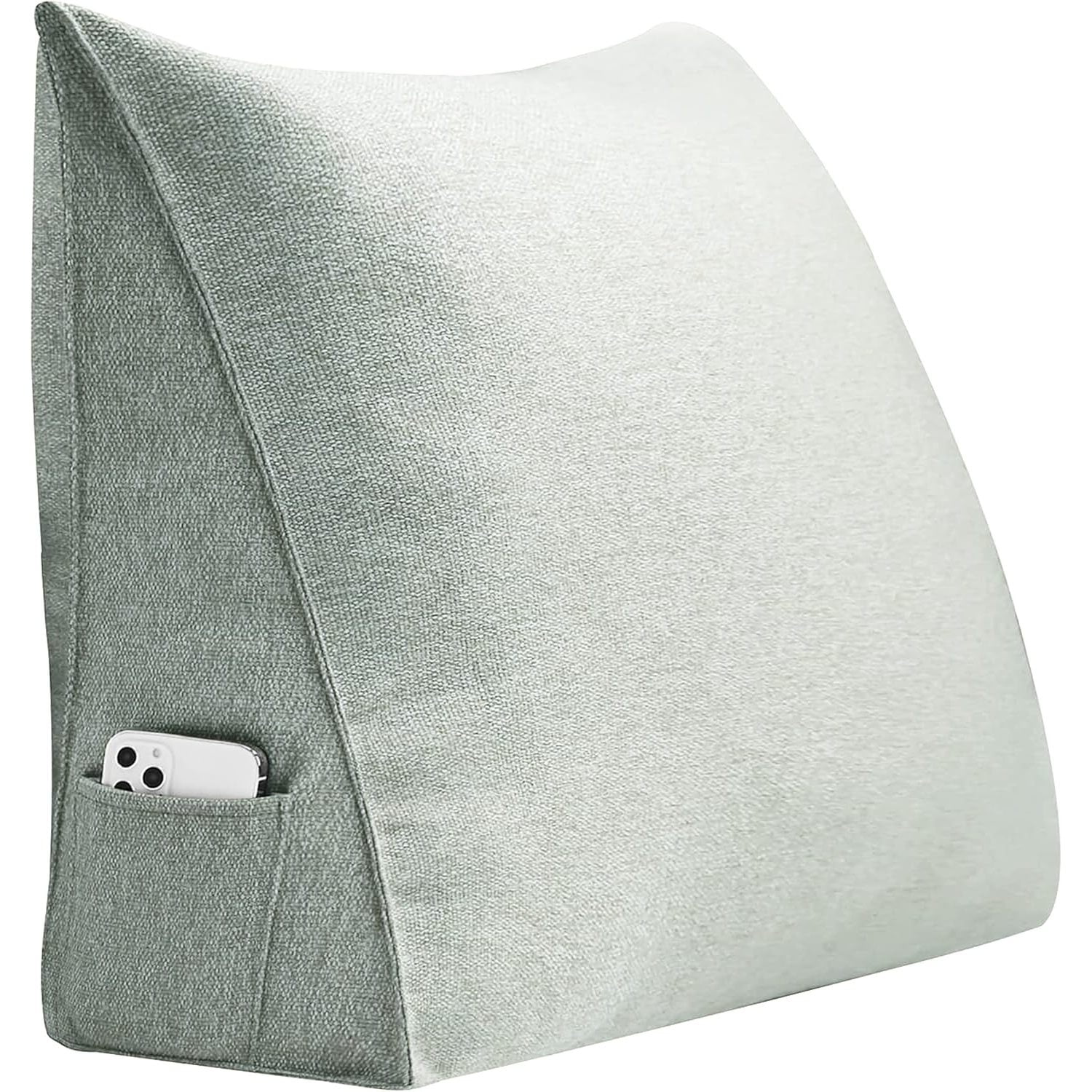 Triangular Bed Wedge Pillow Back Support Backrest Reading Pillows for ...