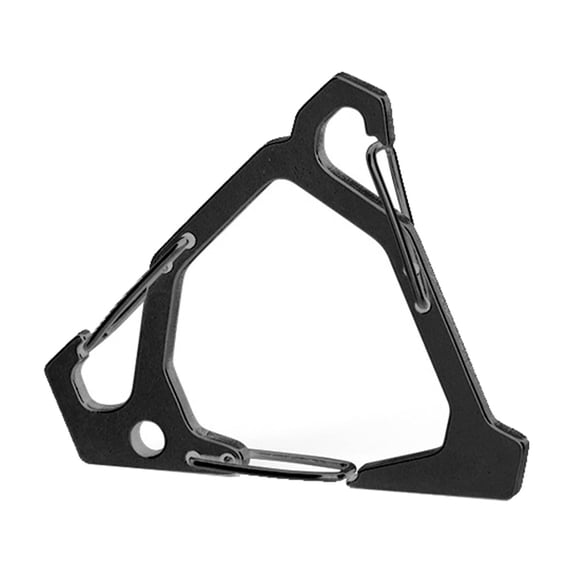 Triangular Carabiner Clip Stainless Steels Keychains Hook Portable Hook ...