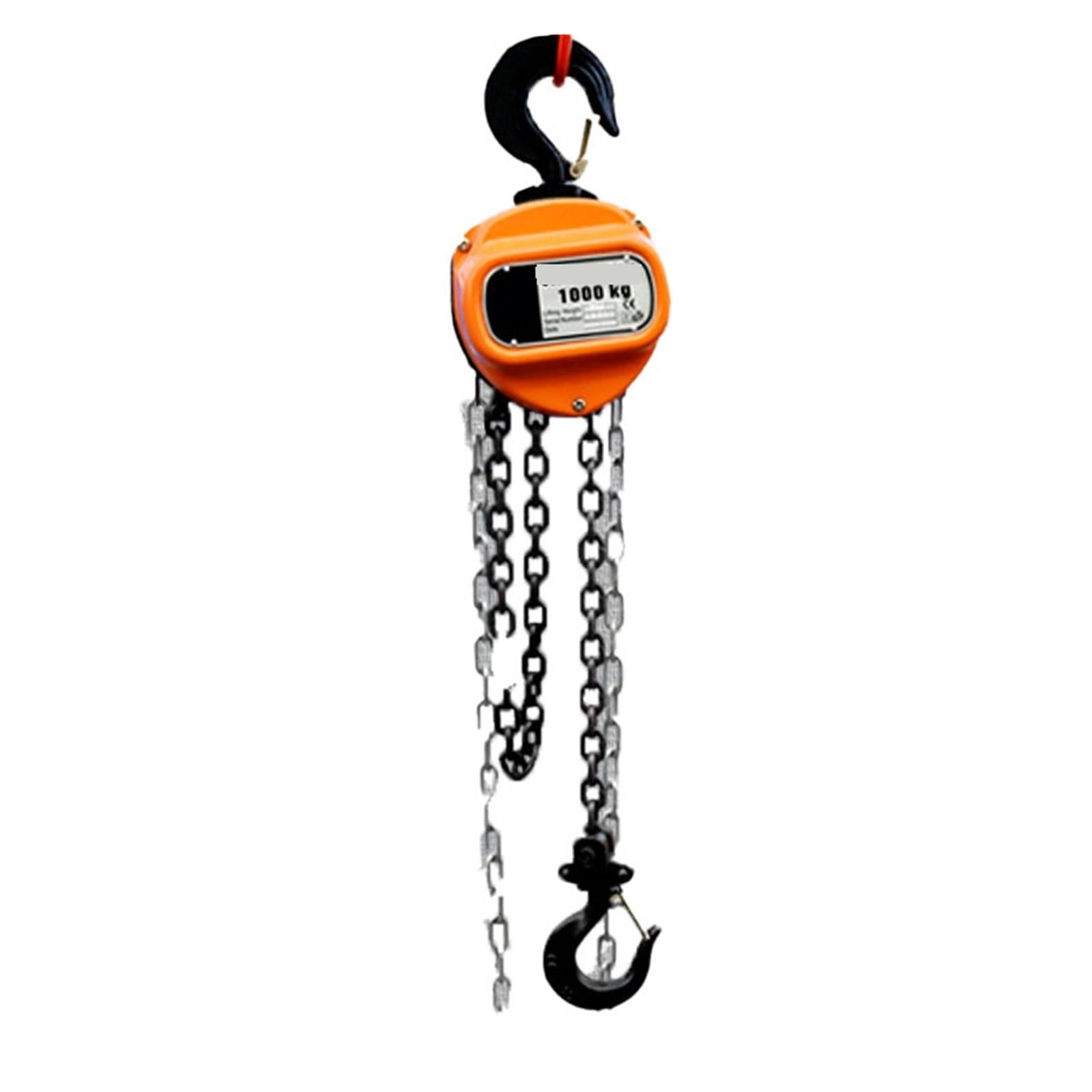 Triangular Chain Hoist 1 Ton Manual Inverted Chain Small Crane Lifting ...