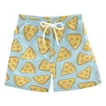 Triangular Cheese Swim Trunks Quick Dry Beach Pool Board Shorts ...