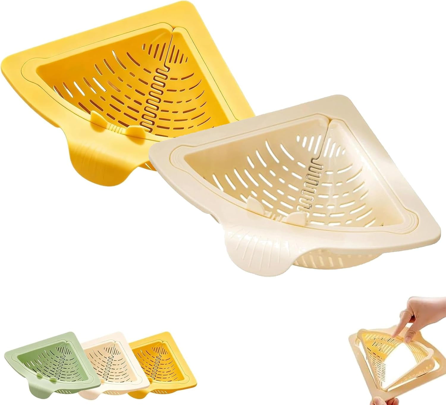 Triangular Draining Basket, Magnetic Triangular Filter Basket, Sink ...