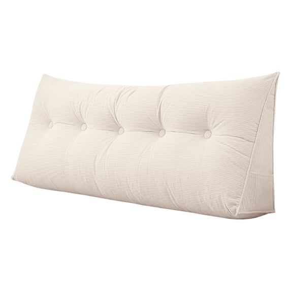 Triangular Headboard Pillow Twin XL Dorm Bed Bolster Cushion Backrest ...