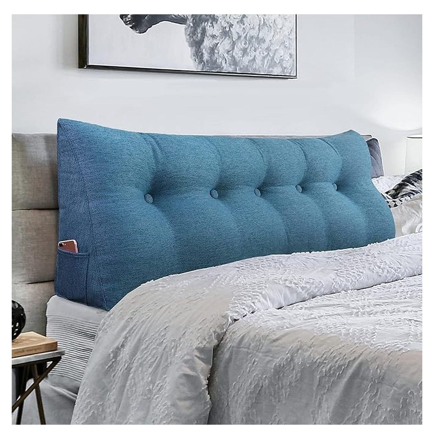 Triangular Headboard Wedge Pillow Daybed Pillows Bed Headboard Pillow ...