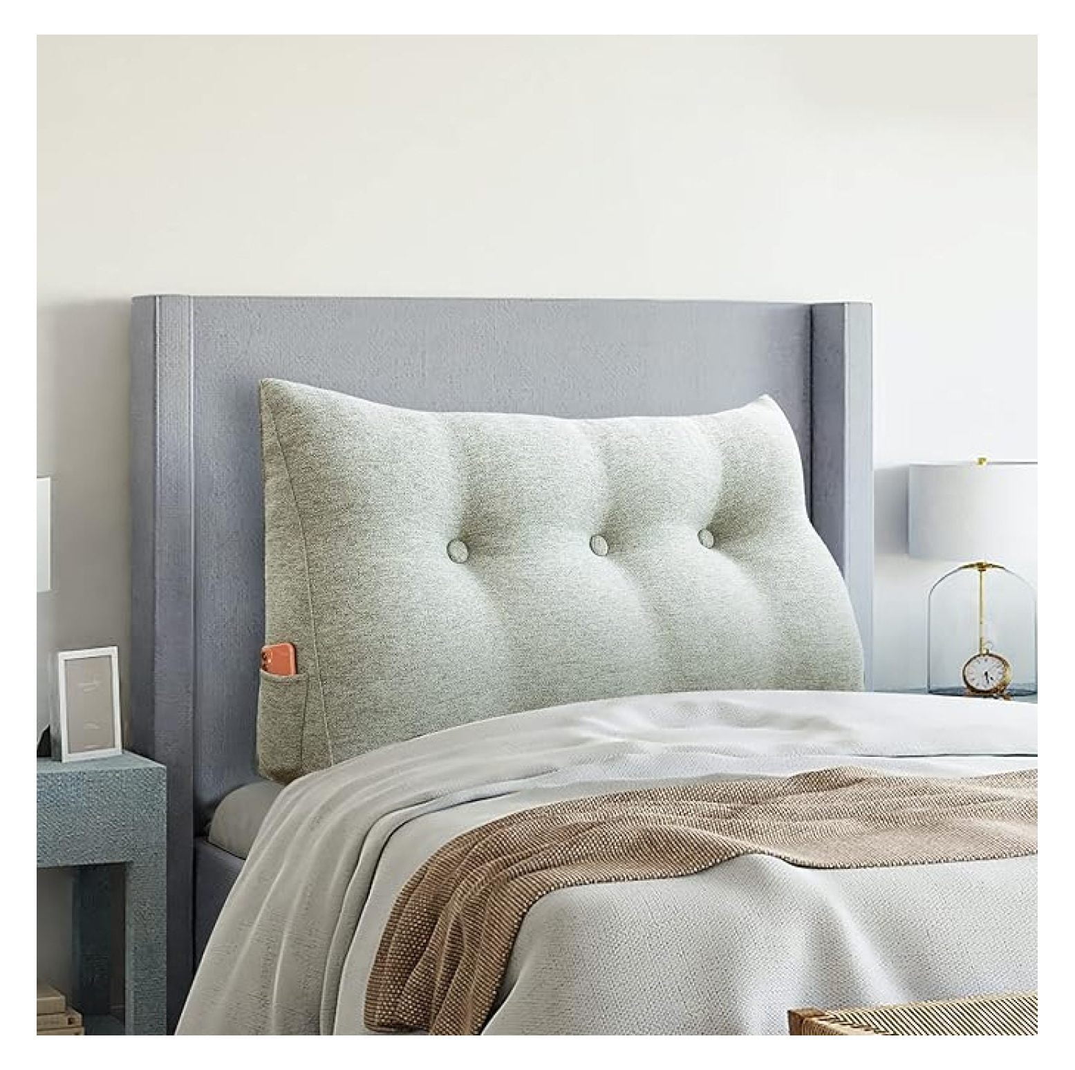 Triangular Headboard Wedge Pillow Daybed Pillows Bed Headboard Pillow ...