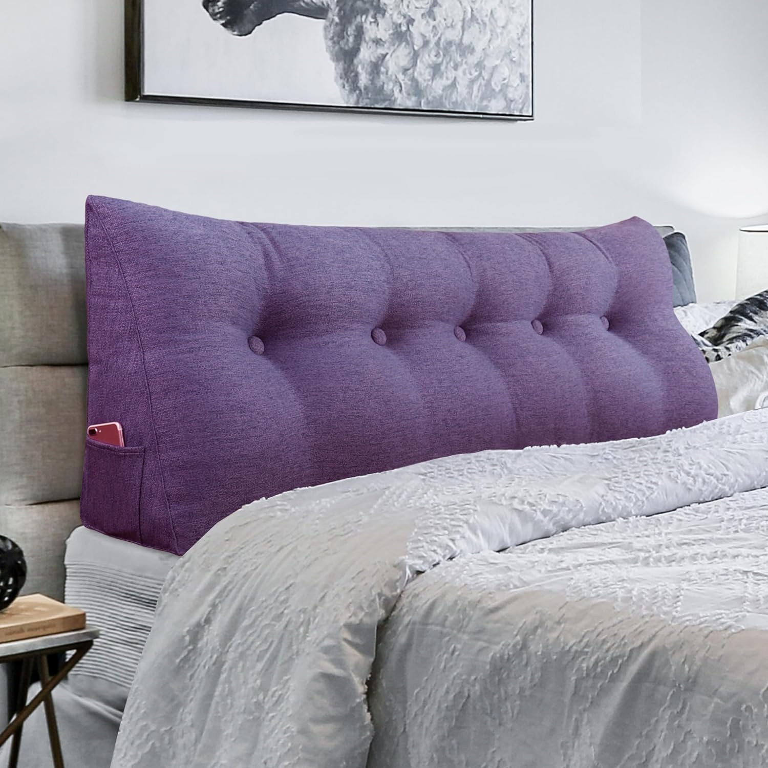 Triangular Headboard Wedge Pillow Daybed Pillows Bed Headboard Pillow ...